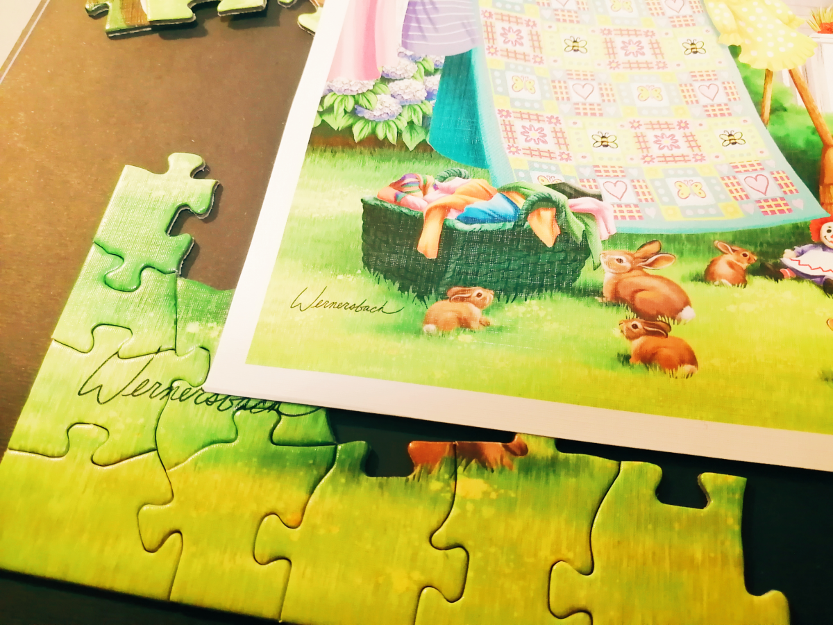 "Spring Cleaning" by Cobble Hill- 500 piece jigsaw puzzle Review ...