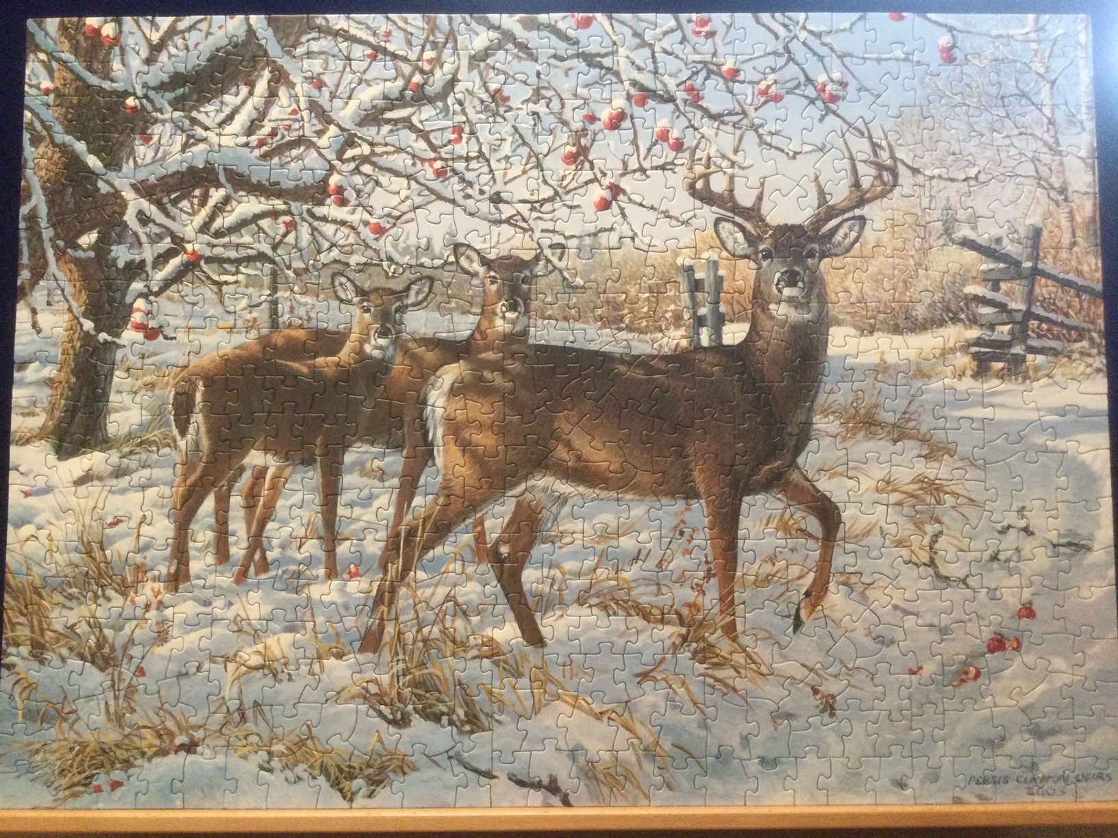 Winter Deer Jigsaw Puzzle by Cobble Hill- Review | Small Thoughts ...